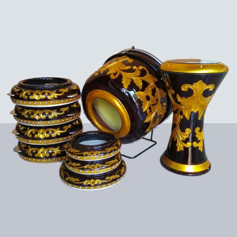Jual Rebana Hadroh Hadrah Alhabsyi Paket Ukir Jepara | Shopee Indonesia