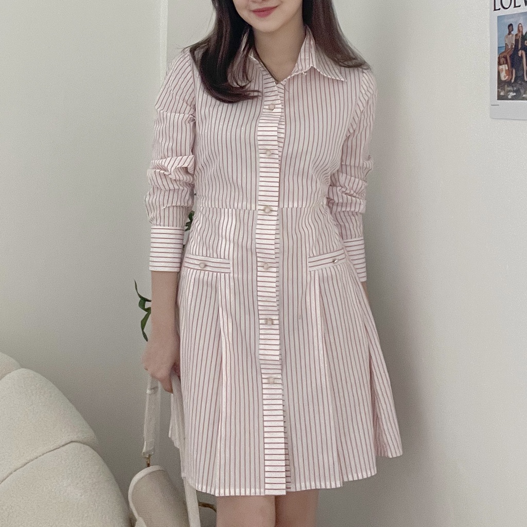Jual HER APPAREL - 도연 DO-YUN DRESS | KOREAN MINI DRESS | Shopee Indonesia