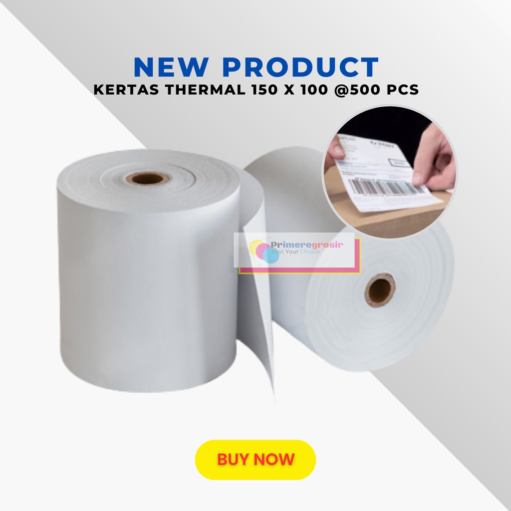 Jual Kertas Label Thermal 100x150 Isi 500 Murah | Shopee Indonesia