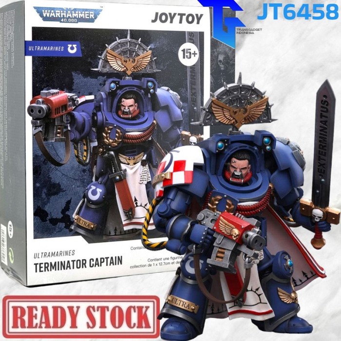 Jual JOYTOY 1/18 Warhammer 40K Ultramarines Terminator Captain JT6458 ...