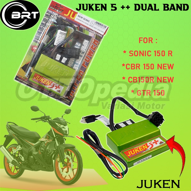 Jual CDI Ecu Juken Sonic 5 ++ Basic Dual Band BRT Racing Motor Honda ...