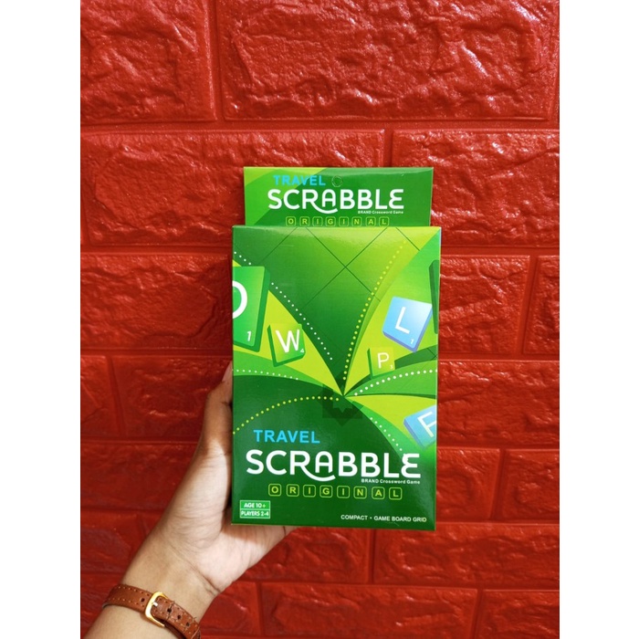 Jual Permainan Susun Huruf Scrabble Travel Pocket | Shopee Indonesia