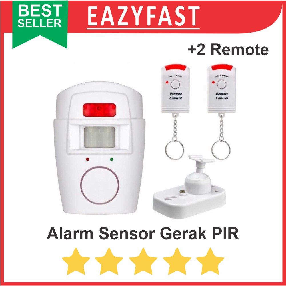 Jual Alarm Rumah Sensor Gerak PIR Maling Manusia utk Bel Kantor Toko ...