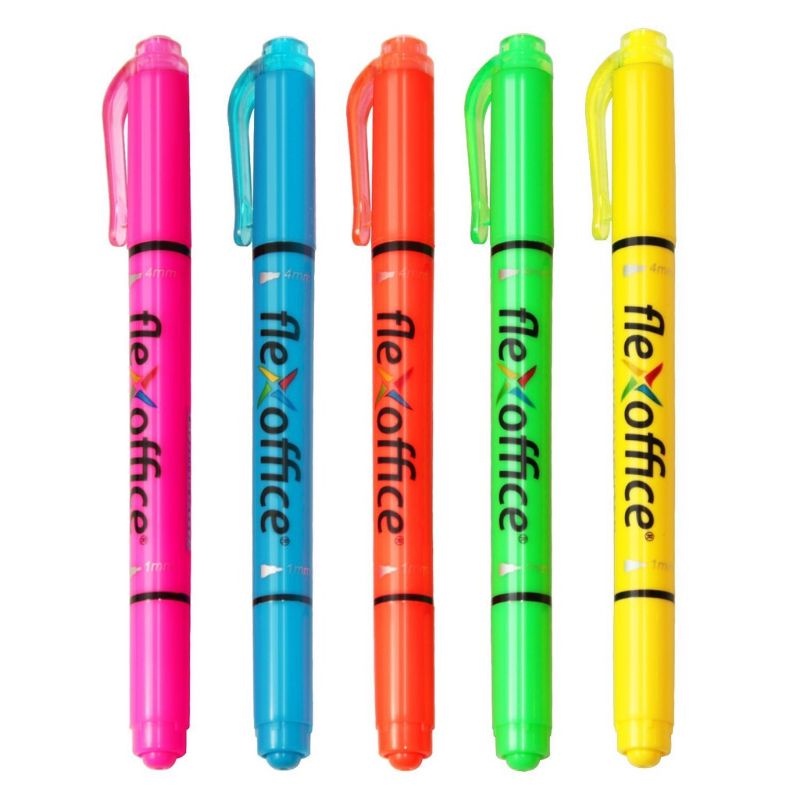 Jual Twin Highlighter Flexoffice FO-HL01 (1 pcs) | Shopee Indonesia