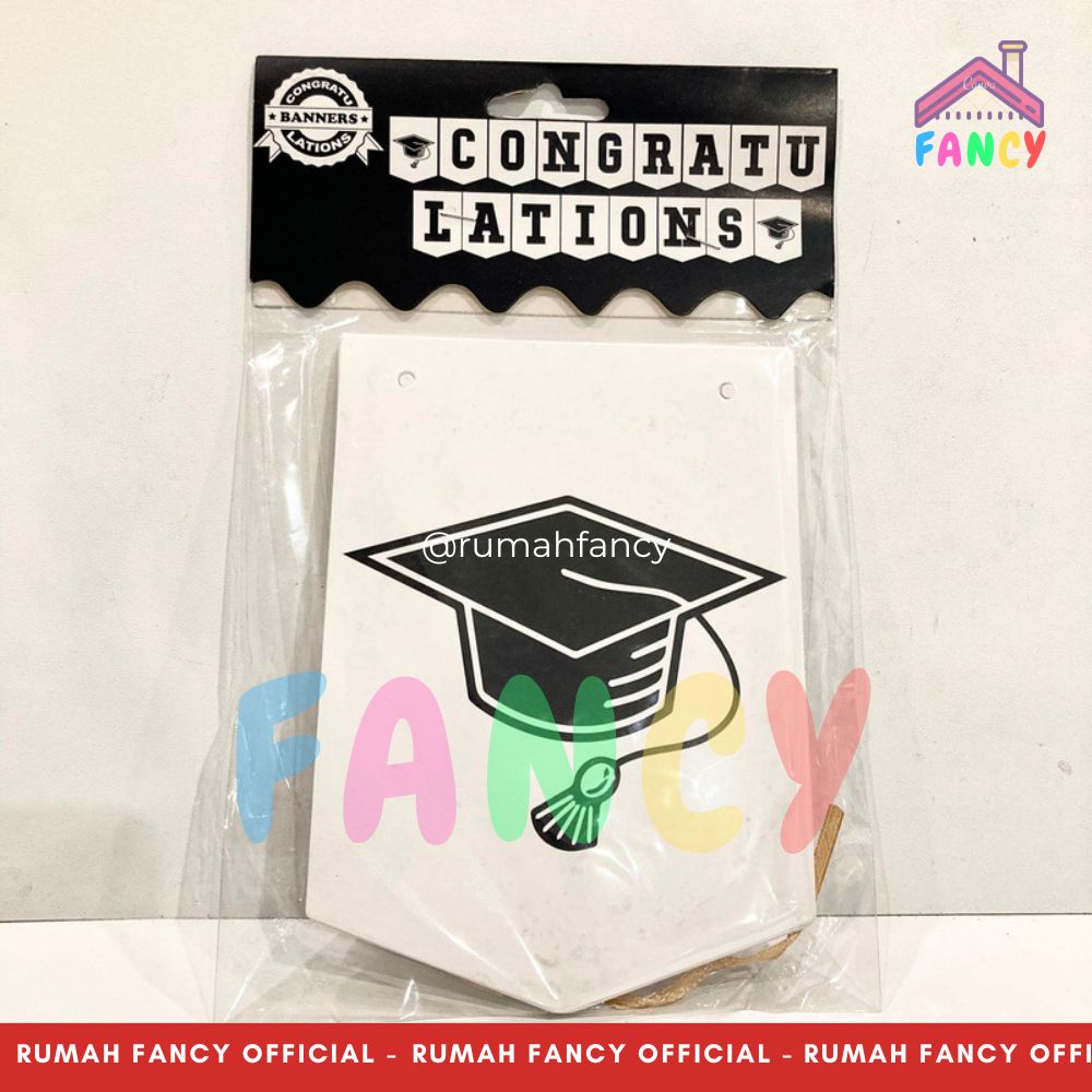 Jual Bunting Flag Banner Happy Graduation / Banner Wisuda ...