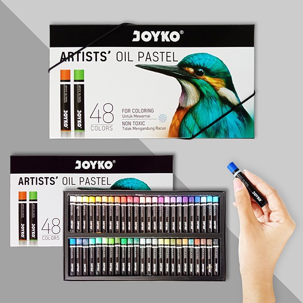 Jual Artists Oil Pastel Krayon Minyak Joyko OP-ART Warna Colors 48 ...