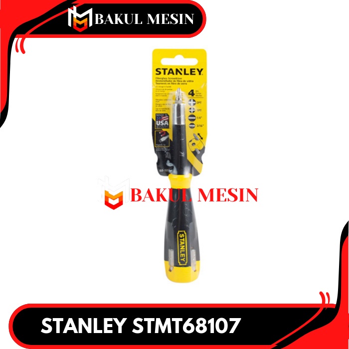 Jual STANLEY STMT68107 Obeng 4 in 1 Fiberglass Multi Screwdriver obeng ...