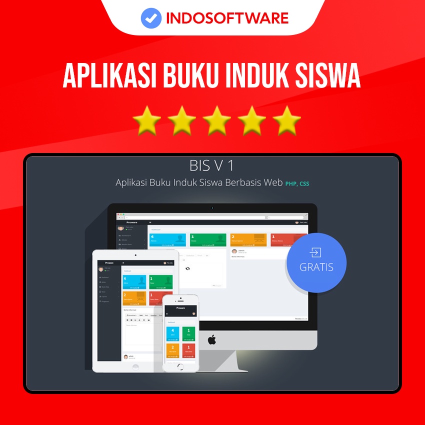 Jual Source Code Aplikasi Buku Induk Siswa Sekolah Offline Online Php Sd Smp Sma Smk Mtsn Smea 