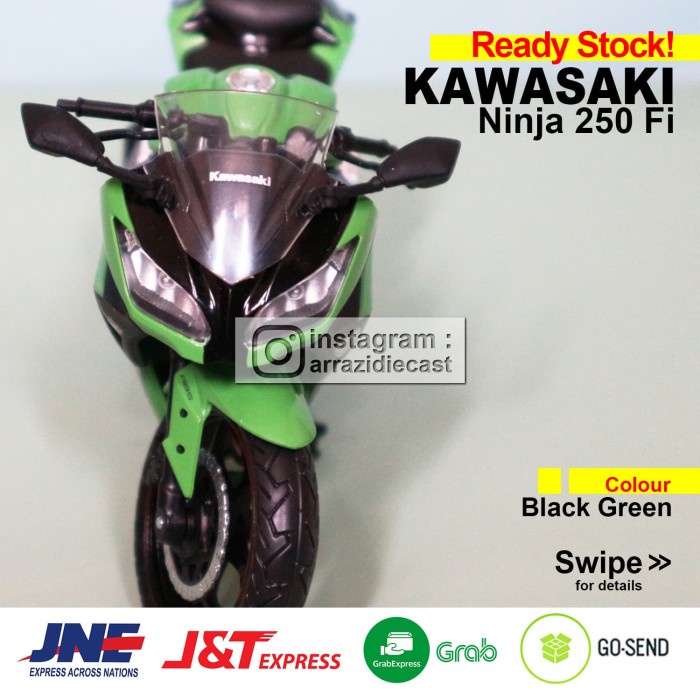 Jual Miniatur motor atau diecast motor kawasaki ninja 250 automaxx ...