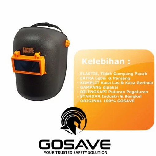 Jual Gosave Topeng Kedok Las Model Putar Face Shield Welding Welding ...