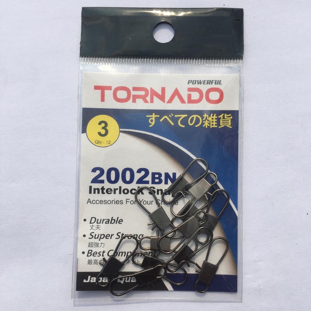 Jual Interlock snap pancing tornado Untuk Rangkaian Pancing | Shopee ...