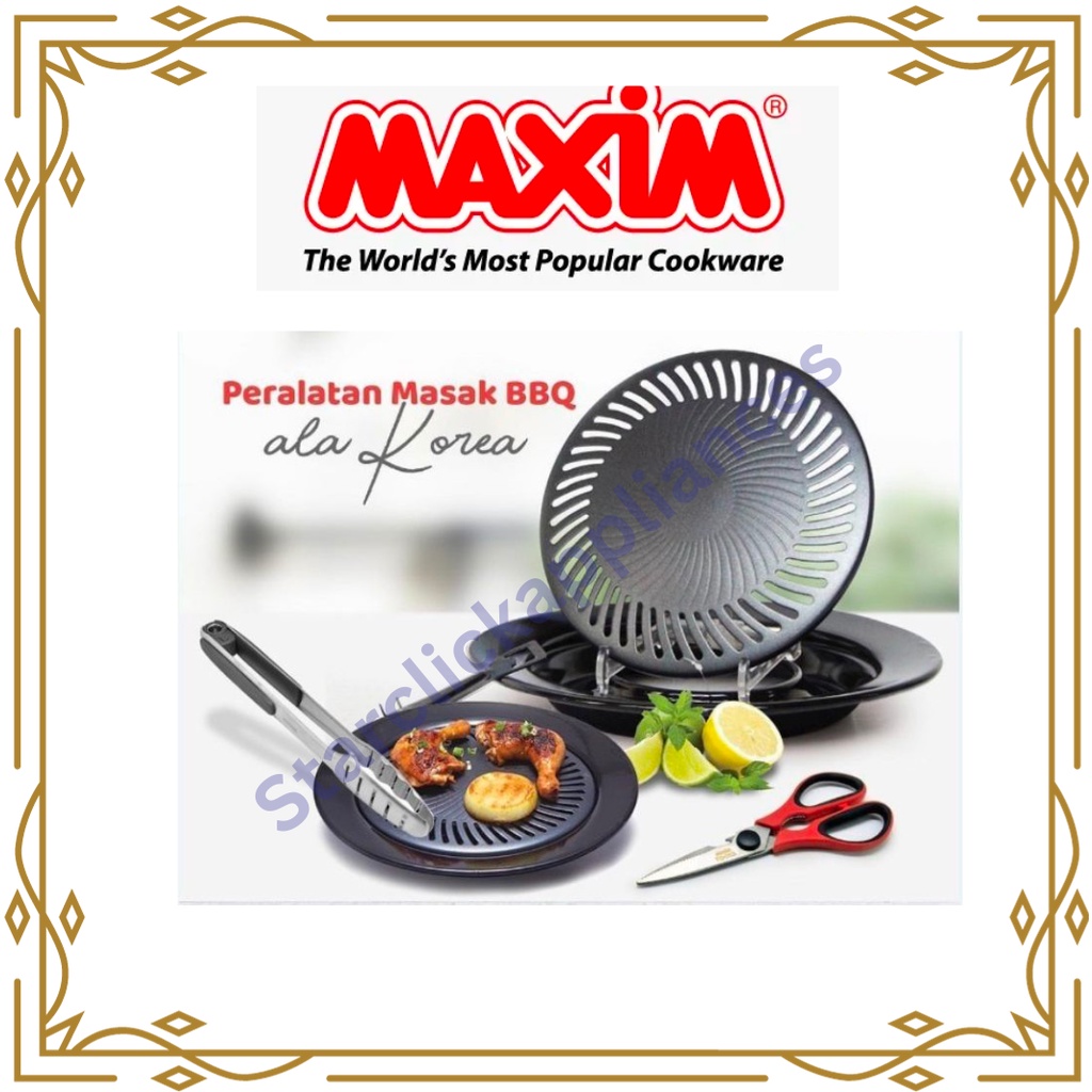 Jual [Baru 2024] MAXIM Ultra Grill Alat / Tempat Pemanggang Bulat Ala ...