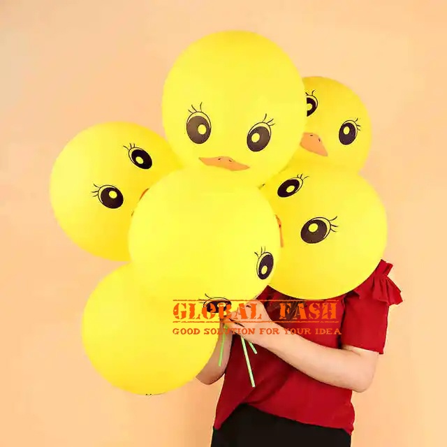 Jual grosir balon Latex Bebek kuning / Balon bebek / Balon Karet bebek ...
