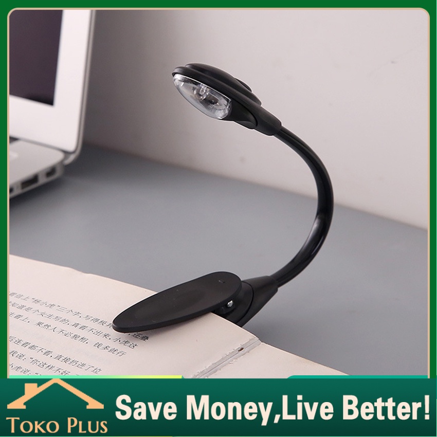 Jual Mini Flexible Clip-on Terang Booklight LED Travel book Reading ...
