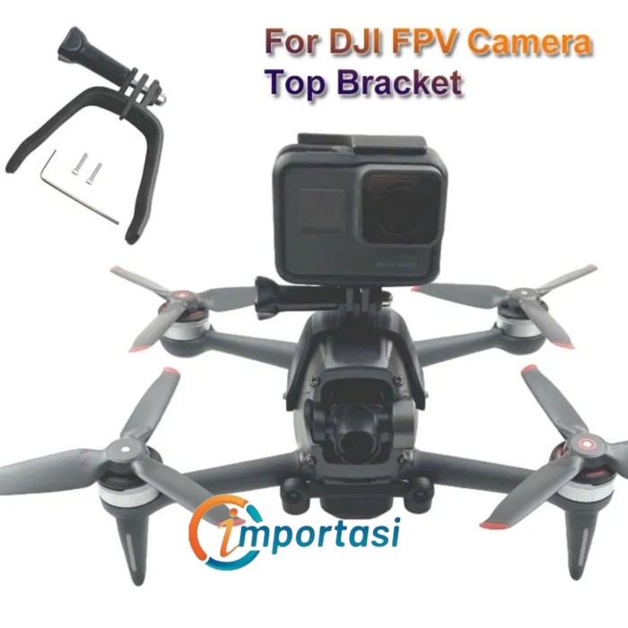 Jual Top Bracket Mount DJI FPV Combo Mounting Camera Action Cam ...
