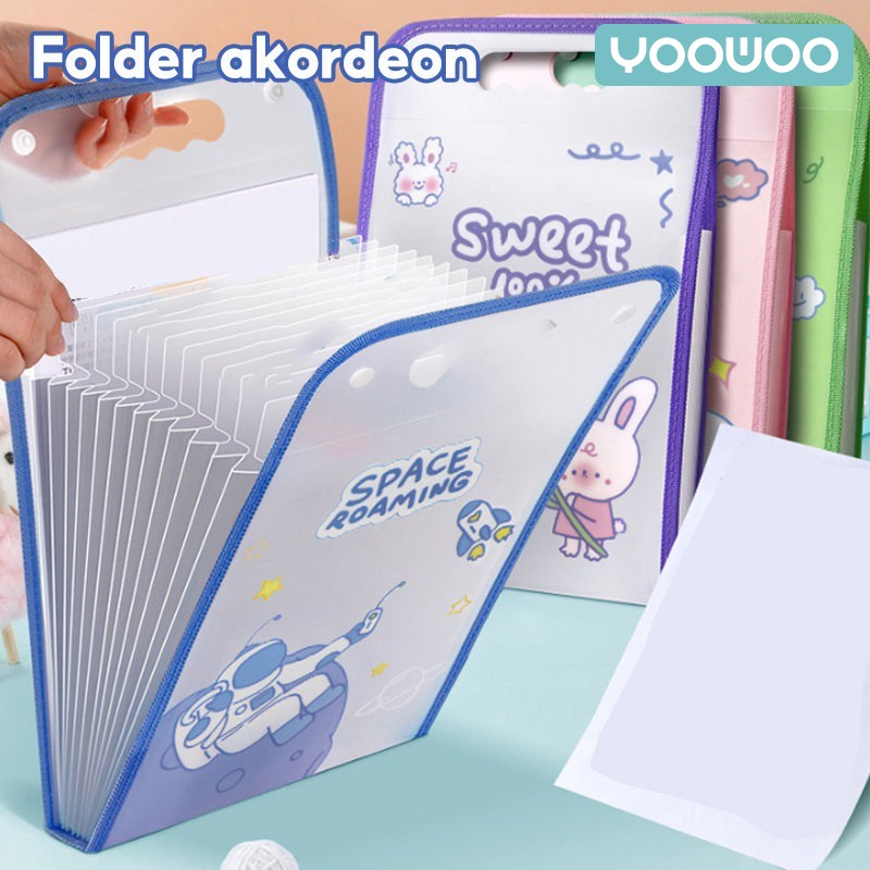 Jual YooWoo File Organizer / penyimpanan berkas / folder portable ...