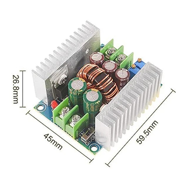 Jual DC-DC STEP DOWN ADJUSTABLE BUCK CONVERTER POWER SUPPLY 20A 300 ...