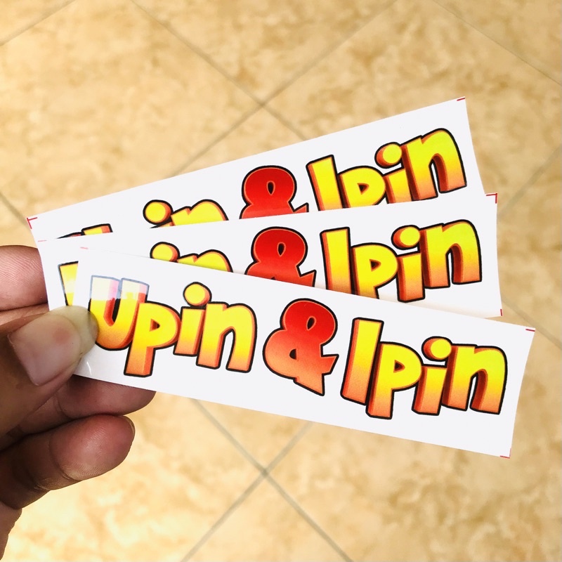 Jual Sticker Upin Ipin stiker kartun animasi bijian anti air JDM ...