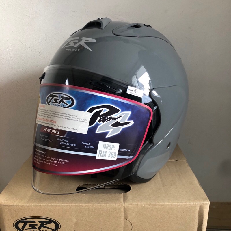 Jual Helm TSR Ram 4 Modern Grey | Shopee Indonesia