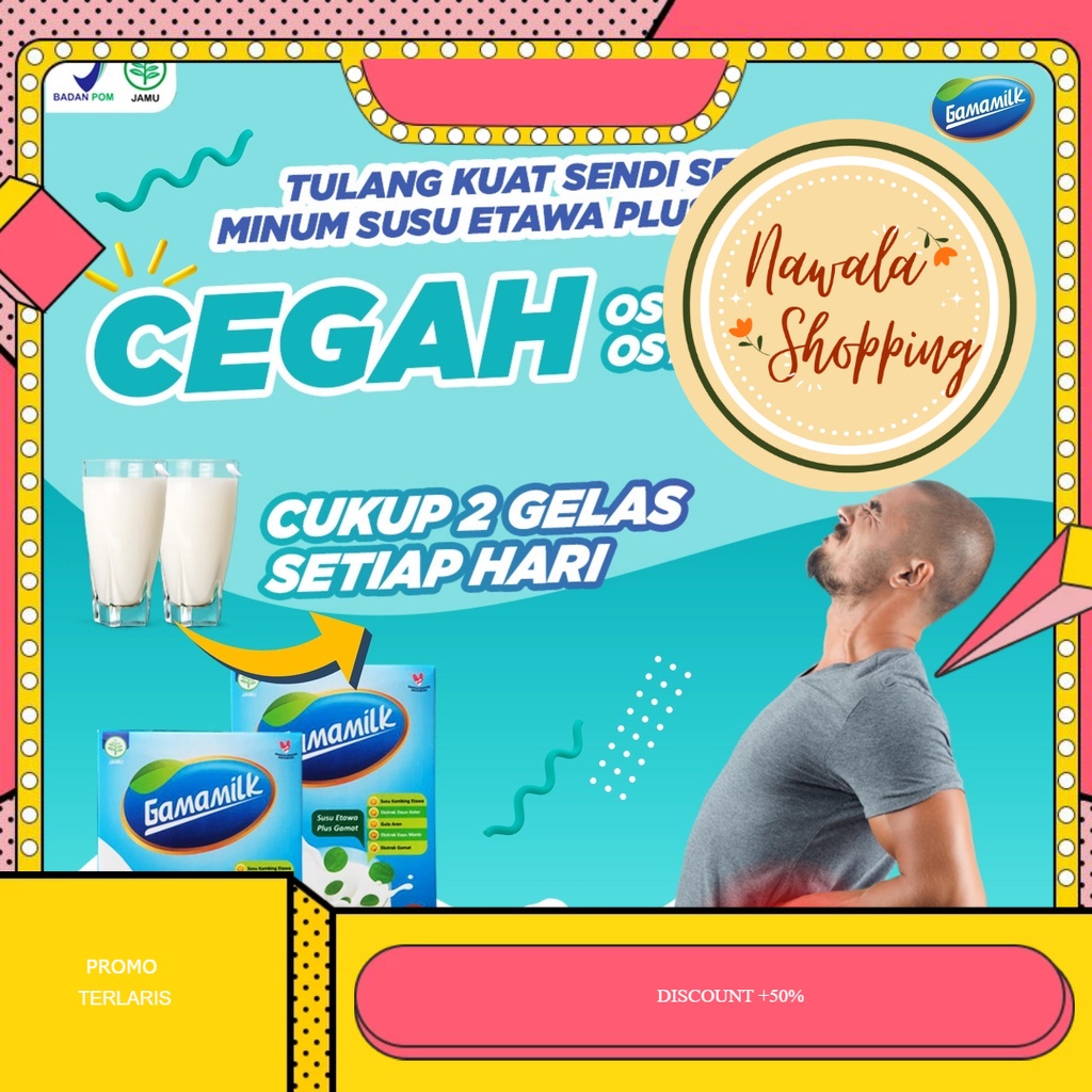 Jual 12.12 BIG PROMO SUSU GAMAMILK - Atasi Osteophorosis ...