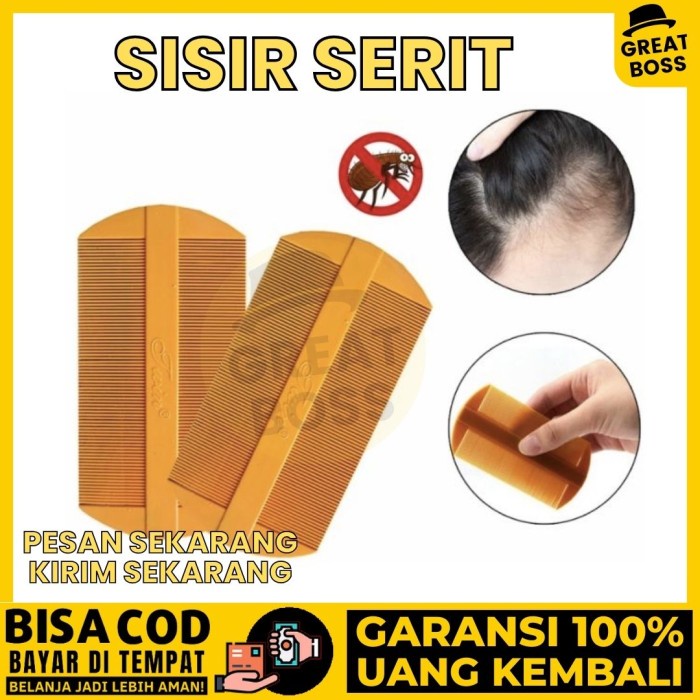 Jual Sisir serit Kutu Plastik Premium Kerep Rambut Ketombe | Shopee ...