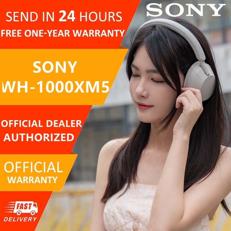 Jual Sony WH-1000XM5 Bluetooth Headset Wireless Noise Reduction Portable Headphone Over-ear with ...