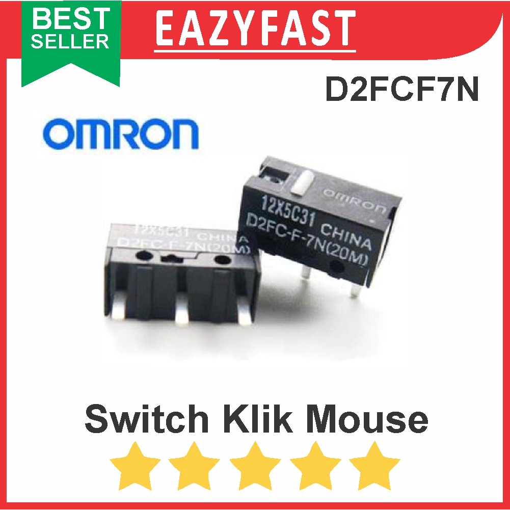 Jual Tombol Klik Mouse Omron D2FC-F-7N Micro Switch Saklar Kecil ...