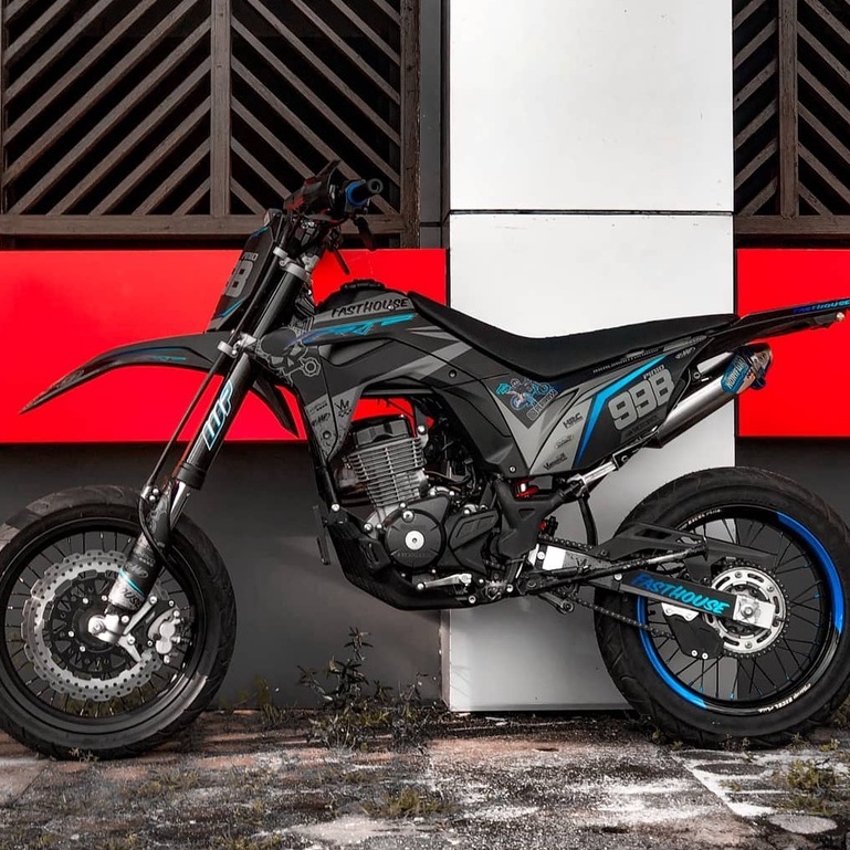Jual DECAL CRF 150 L SUPERMOTO POLA PRESISI CUSTOM DESAIN | Shopee ...