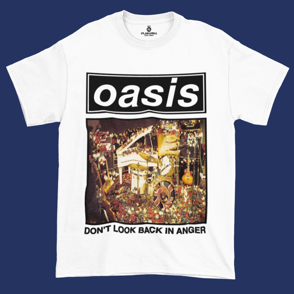 Jual 【COD】BAND OASIS DON'T LOOK BACK IN ANGER OLABAMBA | Distro Premium ...