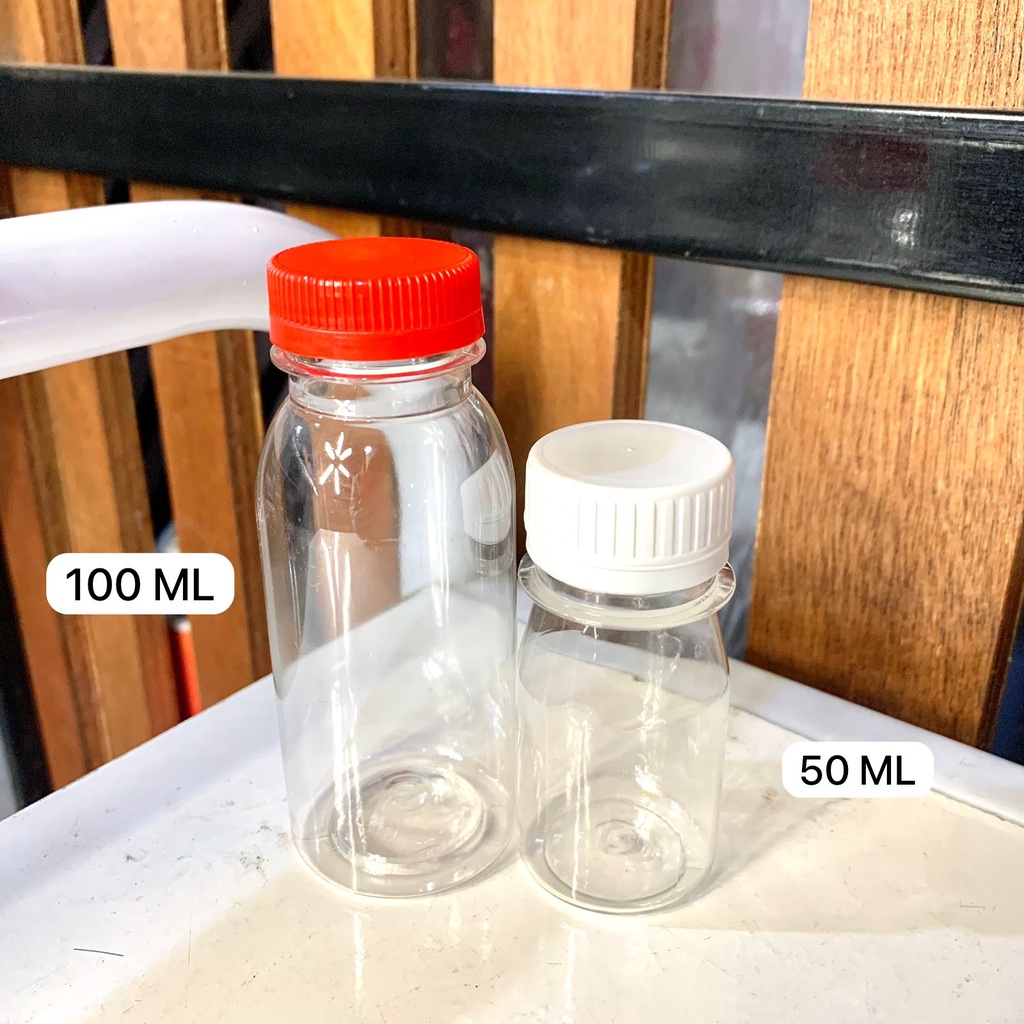 Jual Botol Kecil 50ml / Botol Sedang 100 ml ^ | Shopee Indonesia