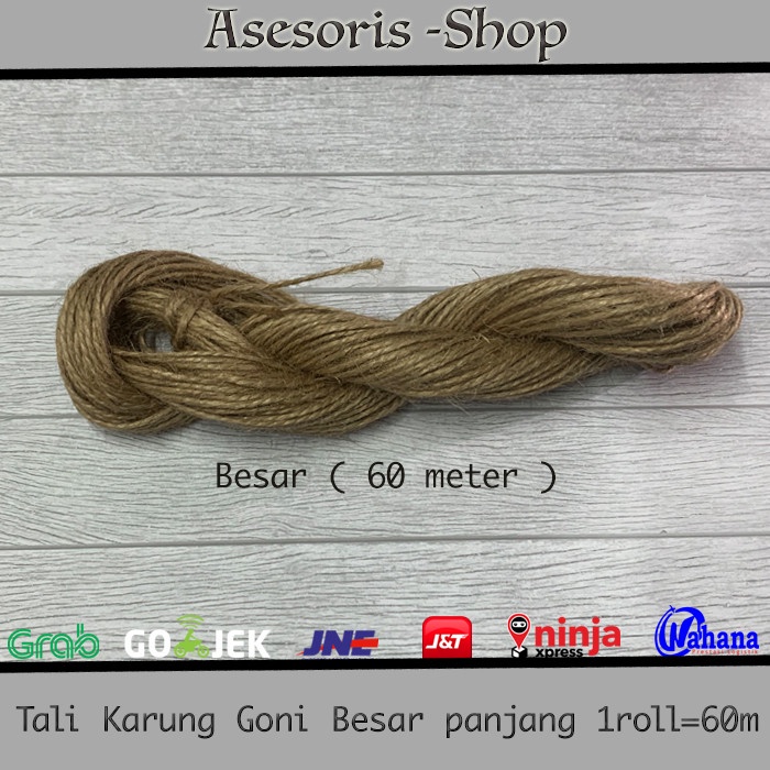Jual Tali Karung Goni Besar (1 roll panjang 60 meter) | Shopee Indonesia