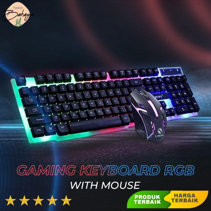 Jual Combo Gaming Keyboard RGB with Mouse - LIMEIDE GTX300 | Shopee ...