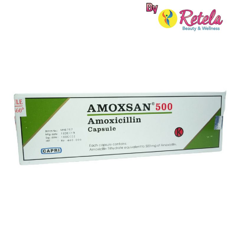 Jual AMOXSAN 500MG 1 STRIP 10 CAPSUL | Shopee Indonesia
