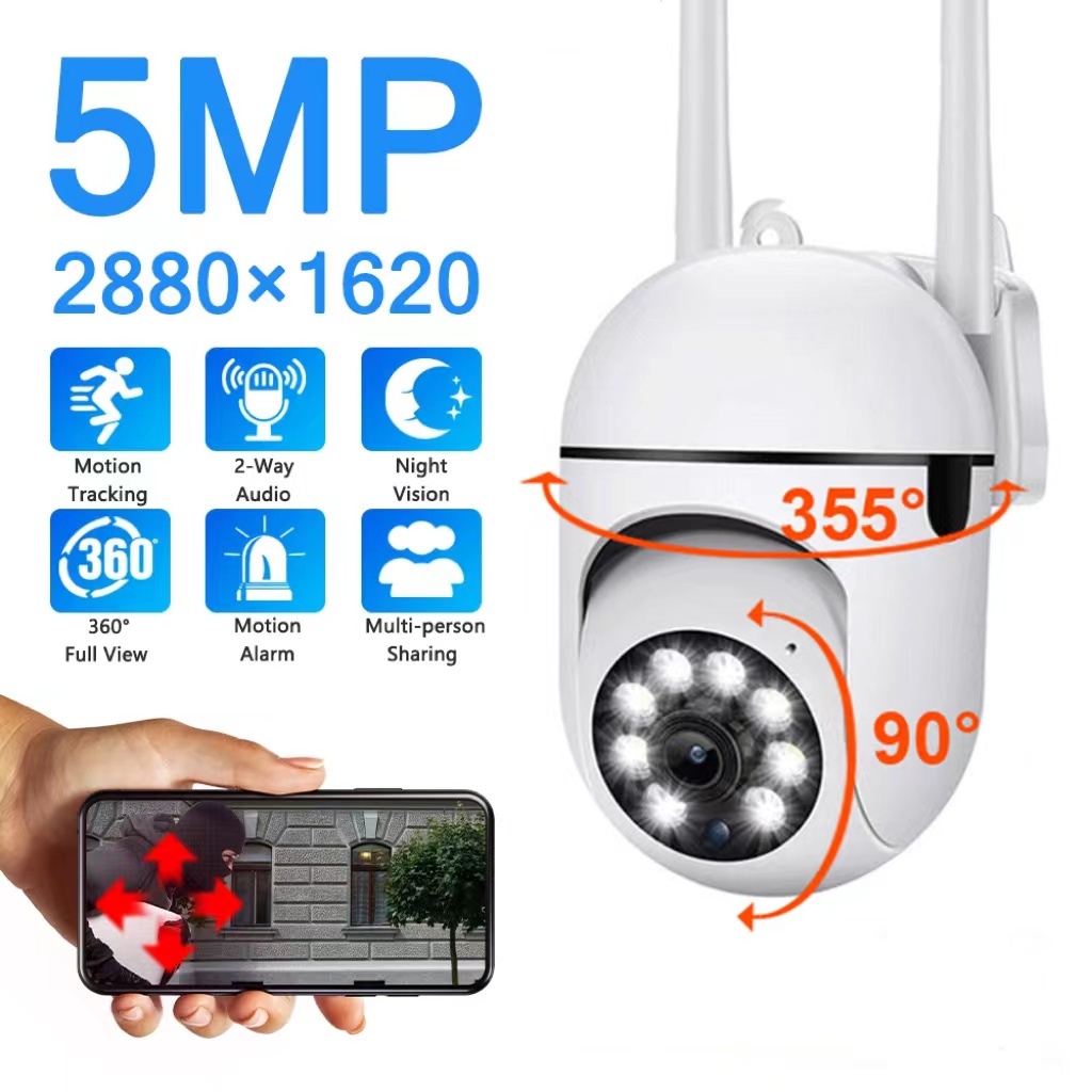 Jual 2023 Pro cctv mini Smart Indoor IP Camera Full HD 1440P 3MP PTZ ...