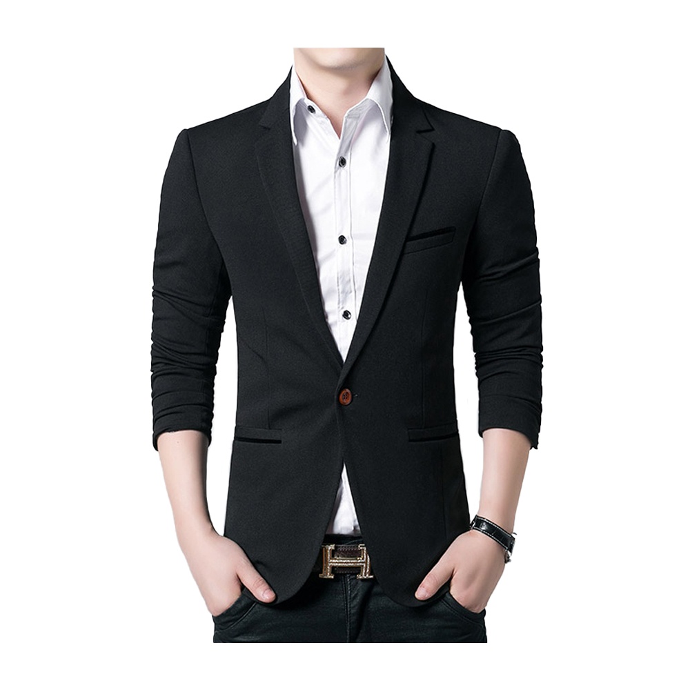 Jual Blazer Gaul Pria Slimfit Blazer Murah Blazer Korea Casual Formal ...