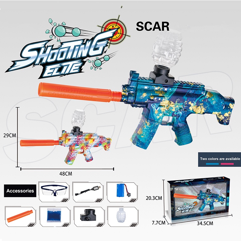 Jual Mainan Anak-anak ELECTRIC Water Gel Blaster Gun Olahraga Aman ...