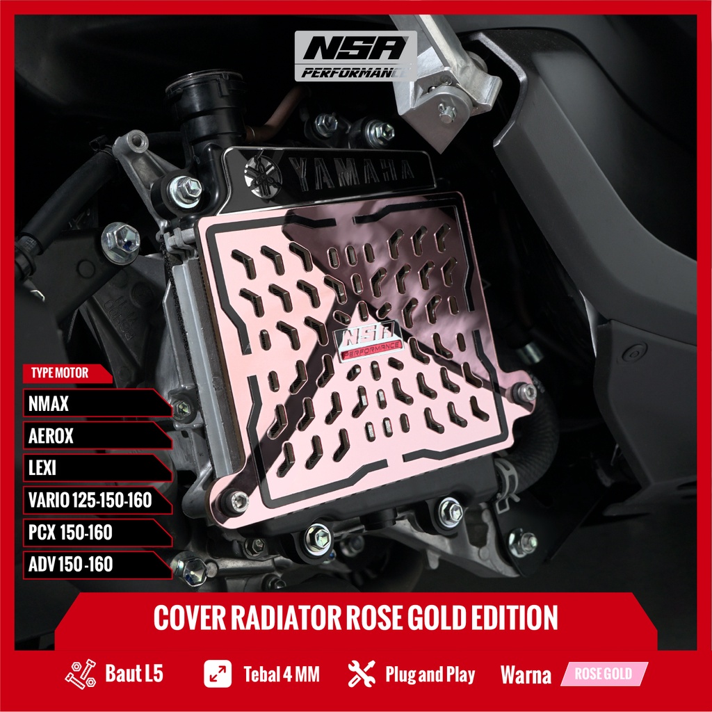 Jual NSA Cover Radiator All Nmax Aerox Vario 125 150 160 Pcx 160 150 ...