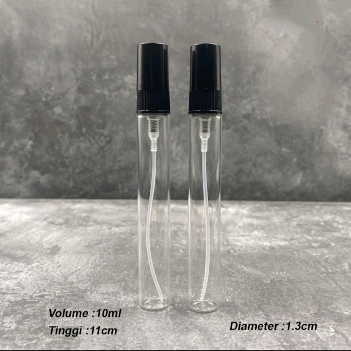 Jual (TESTER 10ML) Botol tester parfum 10ml spray kaca 10 ML perfume ...