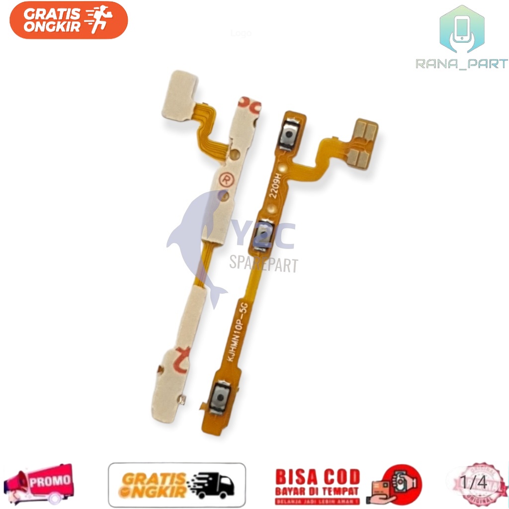 Jual XIAOMI REDMI NOTE 10 PRO 5G / POCOPHONE X3 GT | Tombol Power On Off Volume / On Of Vol ...