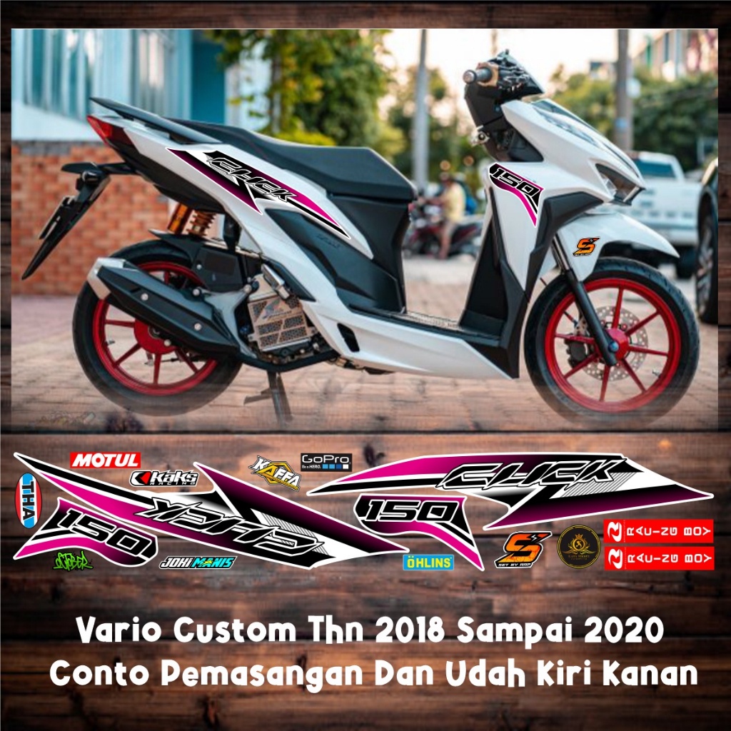 Jual STIKER MOTOR LIS Striping Variasi Vario 150 New Sticker List Style ...