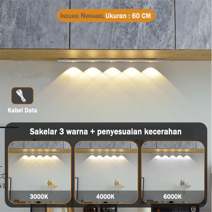 Jual Lampu Sensor Gerak Magnetic Motion Sensor Lampu Stick Panjang Ledlampu Tidur Led Tombol 