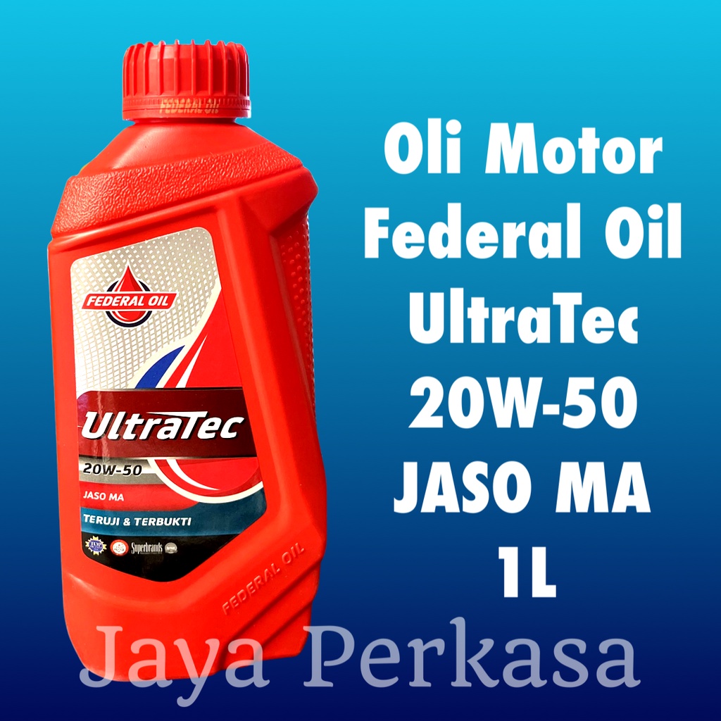 Jual FEDERAL OIL ULTRATEC 1L OLI MOTOR 20W-50 AB626 | Shopee Indonesia