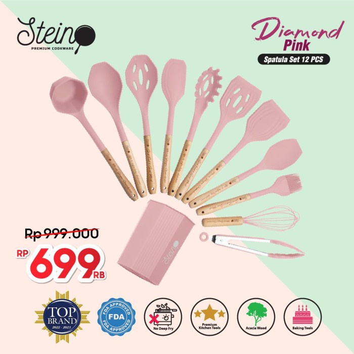 Jual STEIN Spatula Set isi 12 Pcs | Shopee Indonesia