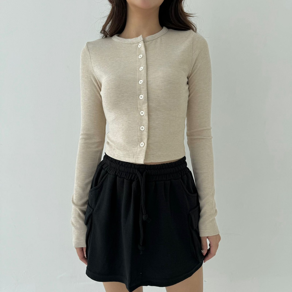 Jual VIRGO TOP | Atasan Knit Wanita Korean Top Baju Knit Wanita Lengan ...