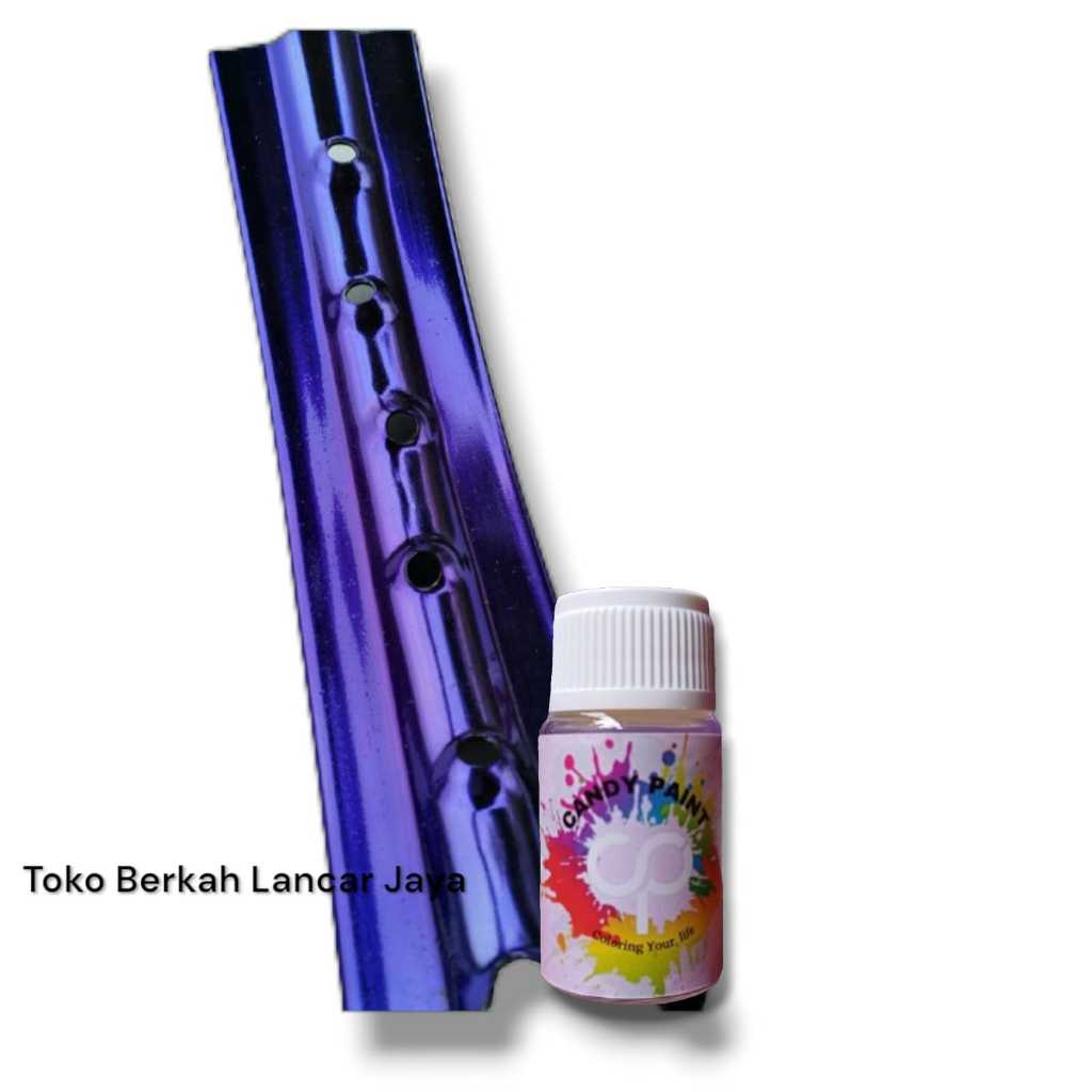Jual (OLES) 12,5 ML CANDY PAINT krom cat velg cat logam cat chrome cat ...
