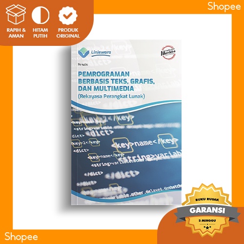 Jual Buku SMK Kurikulum Merdeka PEMROGRAMAN BERBASIS TEKS, GRAFIS, DAN MULTIMEDIA (Rekayasa ...