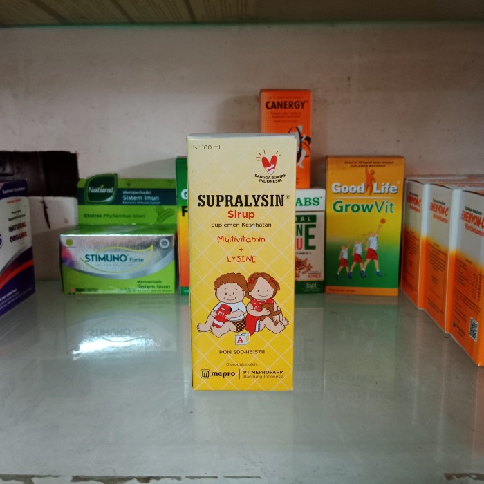 Jual supralysin sirup 100 ml | Shopee Indonesia