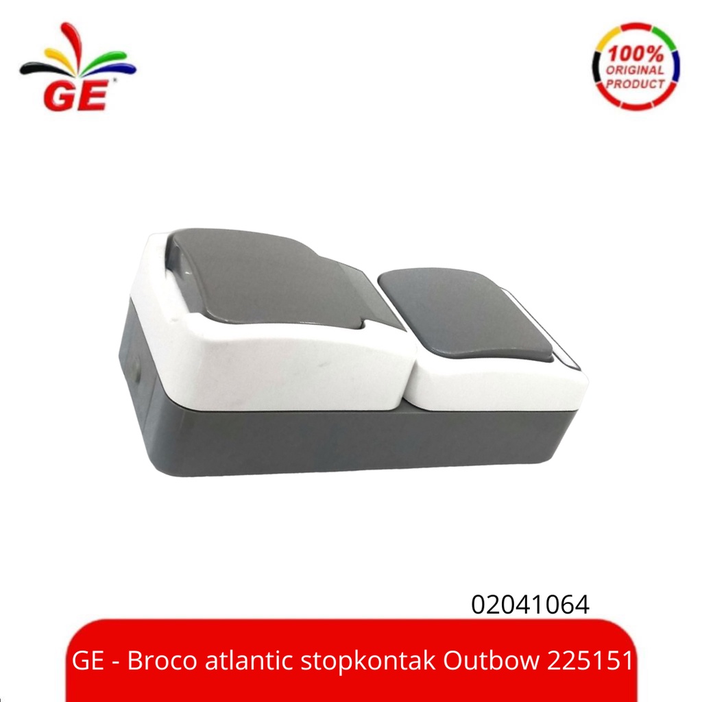 Jual Broco Atlantic stopkontak outdoor Outbow225151 - 02041064 | Shopee ...