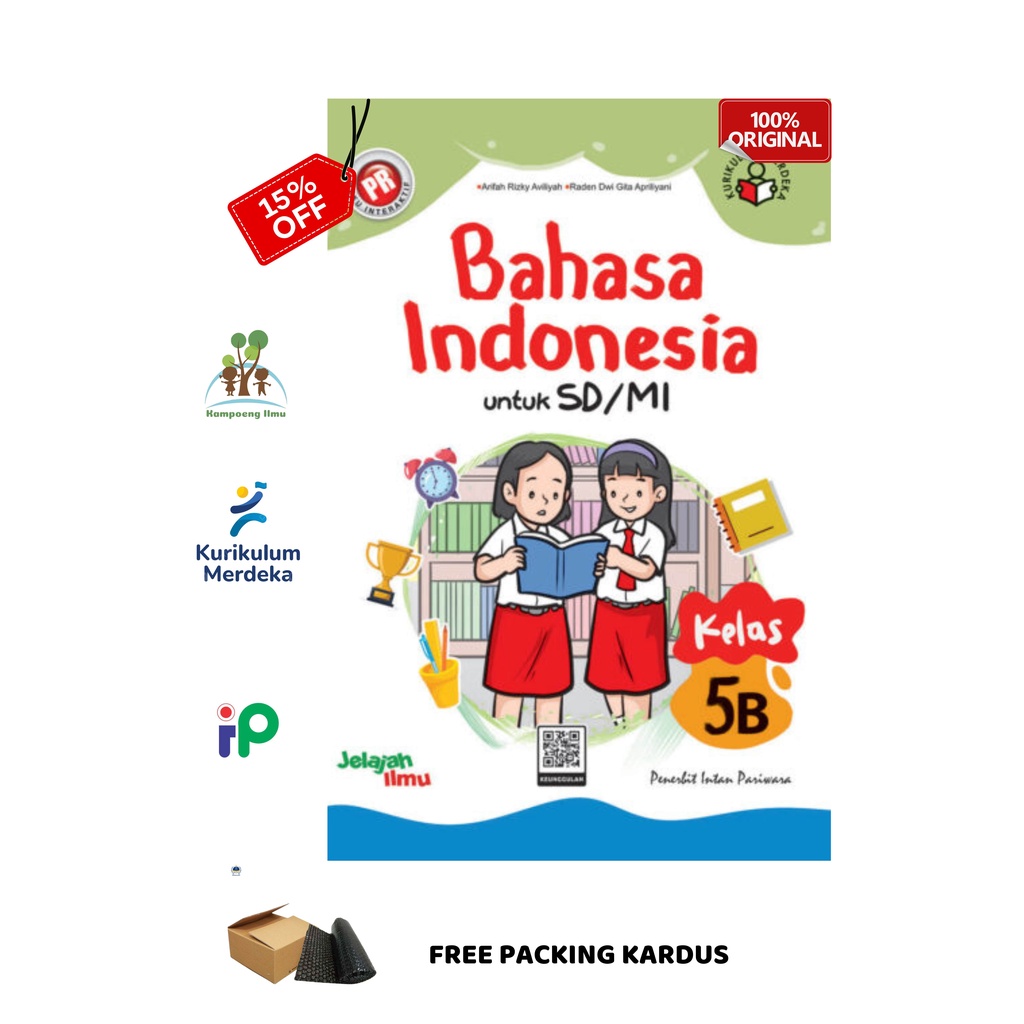 Jual BUKU LKS/PR SD BAHASA INDONESIA KELAS 5 SEMESTER 2 KURIKULUM MERDEKA TERBARU INTAN PARIWARA ...