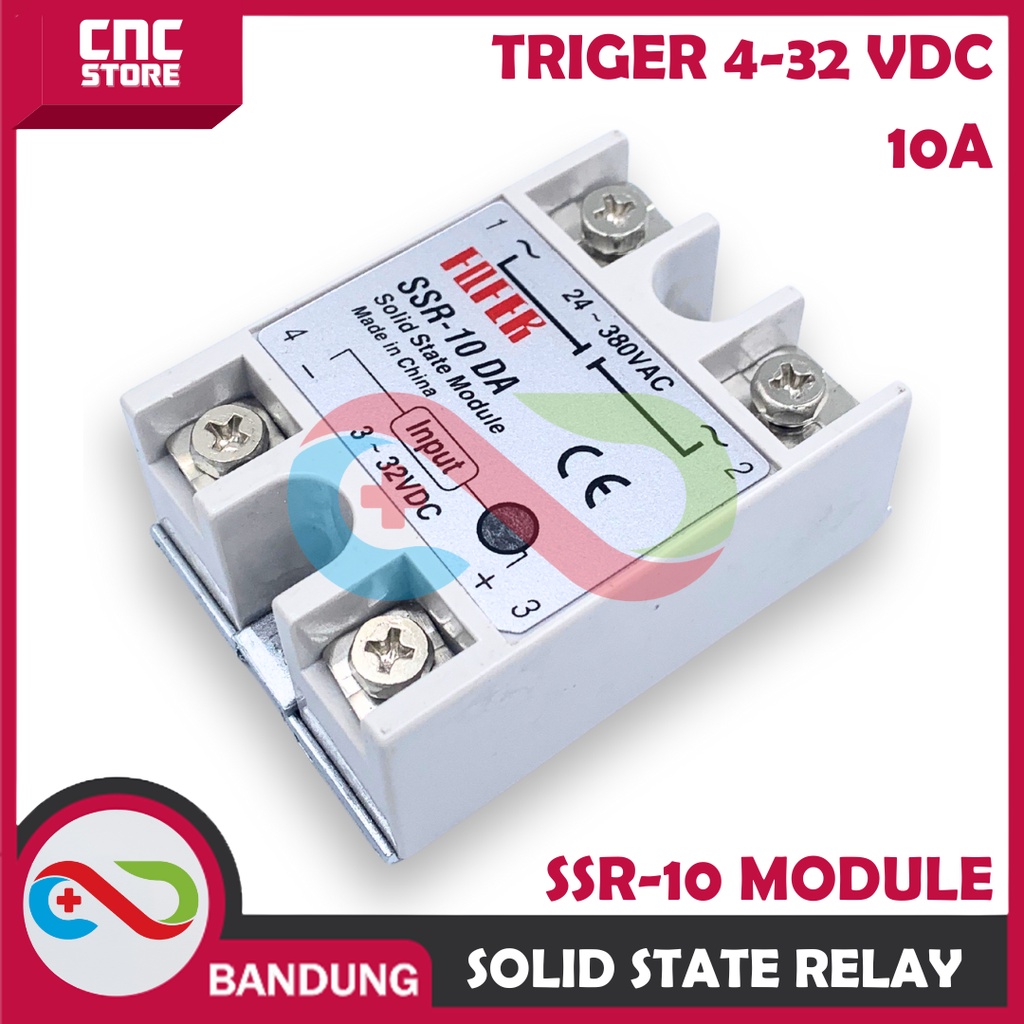 Jual SOLID STATE RELAY SSR-10DA DC TO AC | Shopee Indonesia